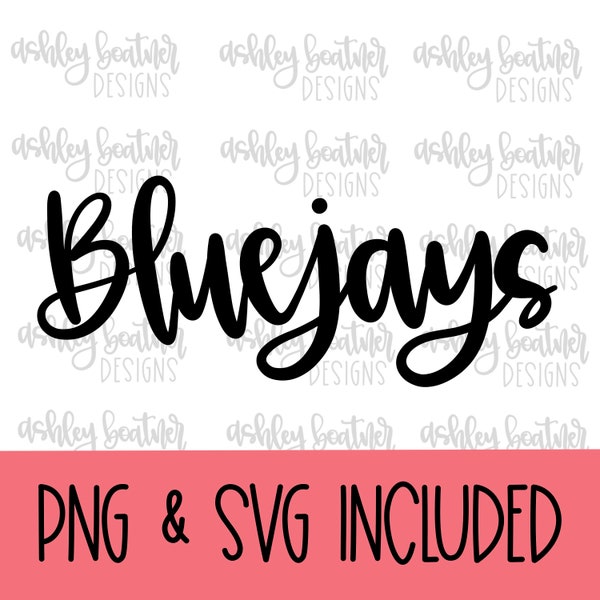 Bluejays Football Svg - Etsy