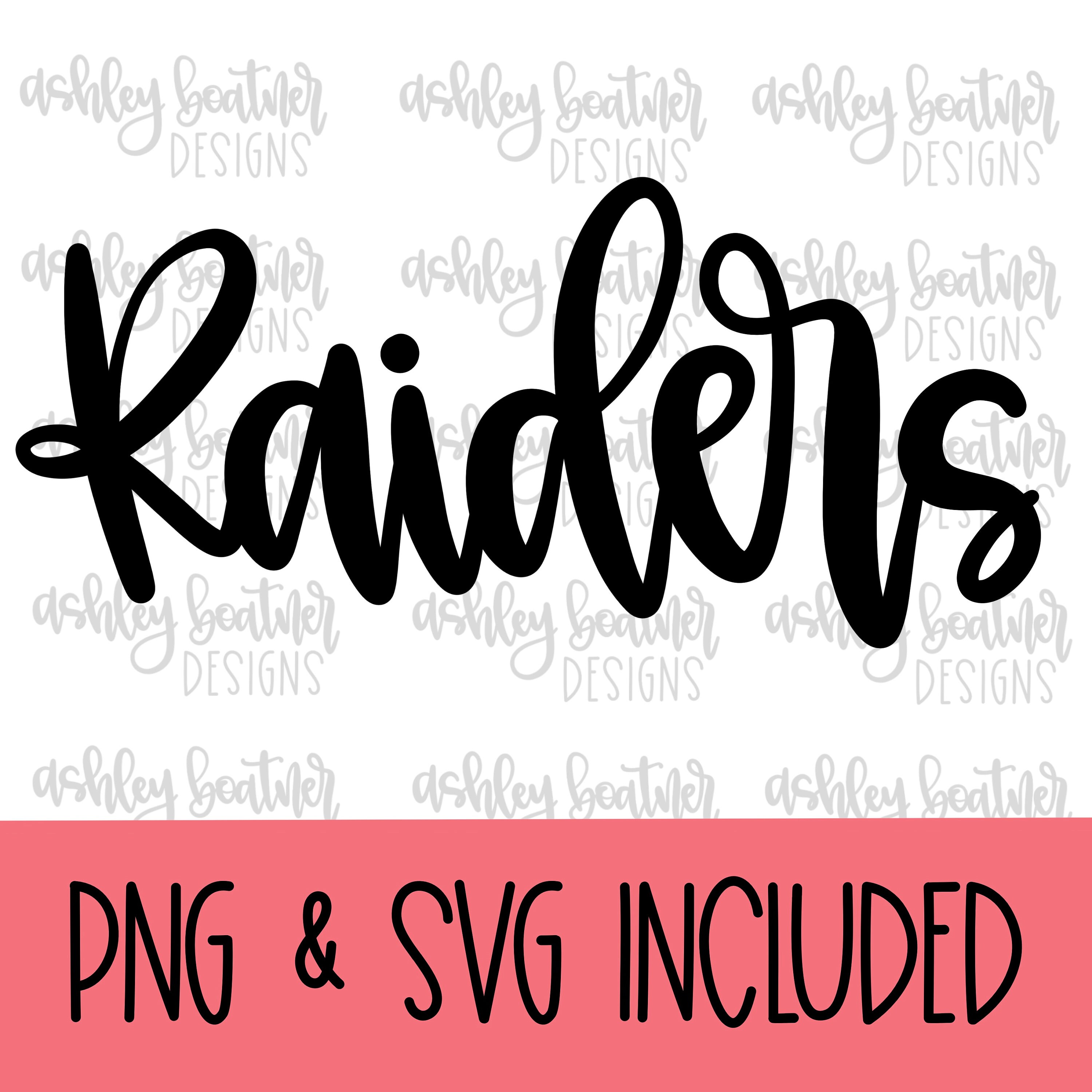 Raiders Mascot Hand Lettered Design PNG SVG Football - Etsy