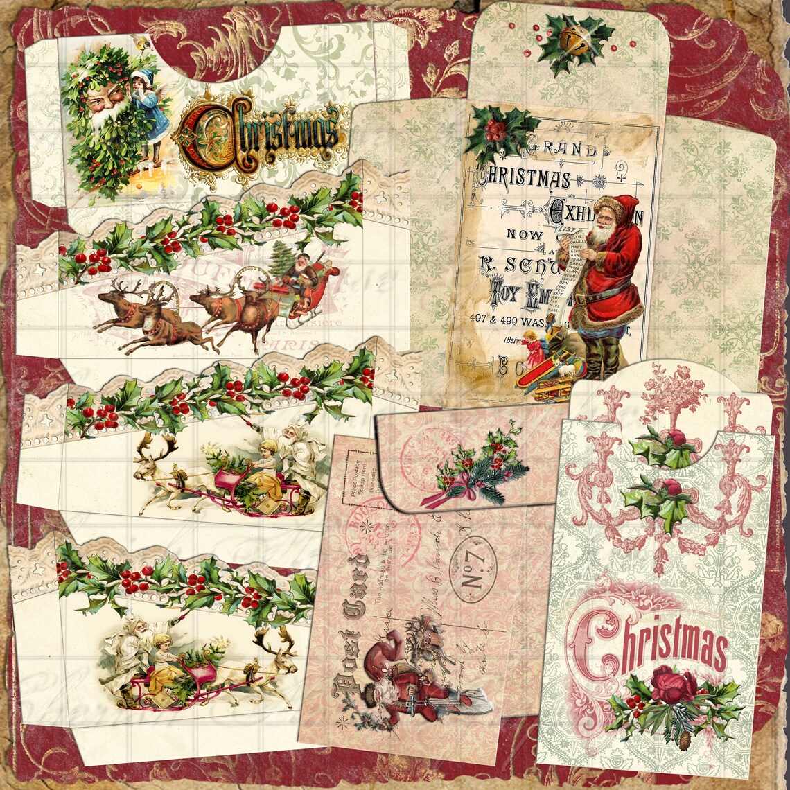 Christmas Add on Kit for Joyeux Noel Junk Journal Instant - Etsy