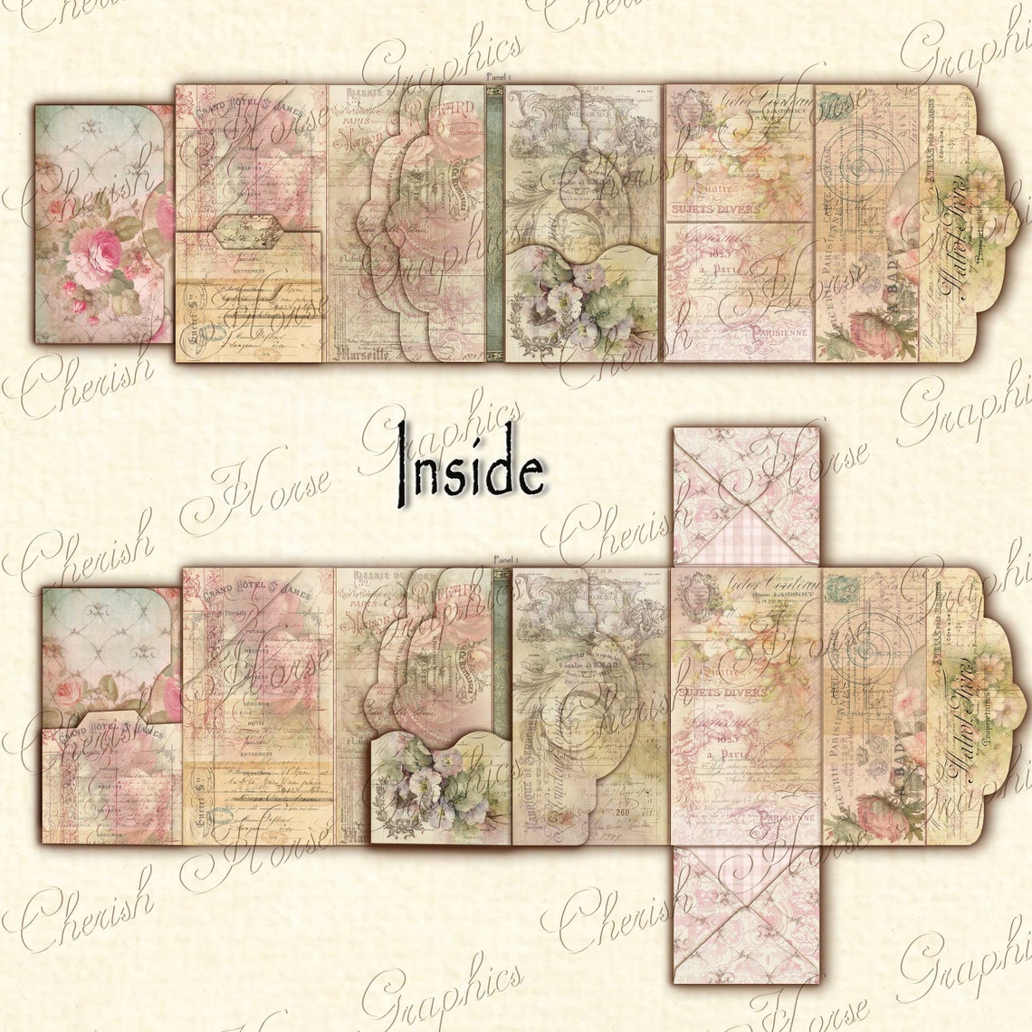 Ephemera Foldout Lapbook Kit - Instant Download Printable Digital ...