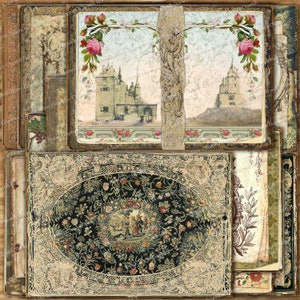 Kings and Kingdoms Junk Journal Kit – Printable 5x7 Collage Pages ...