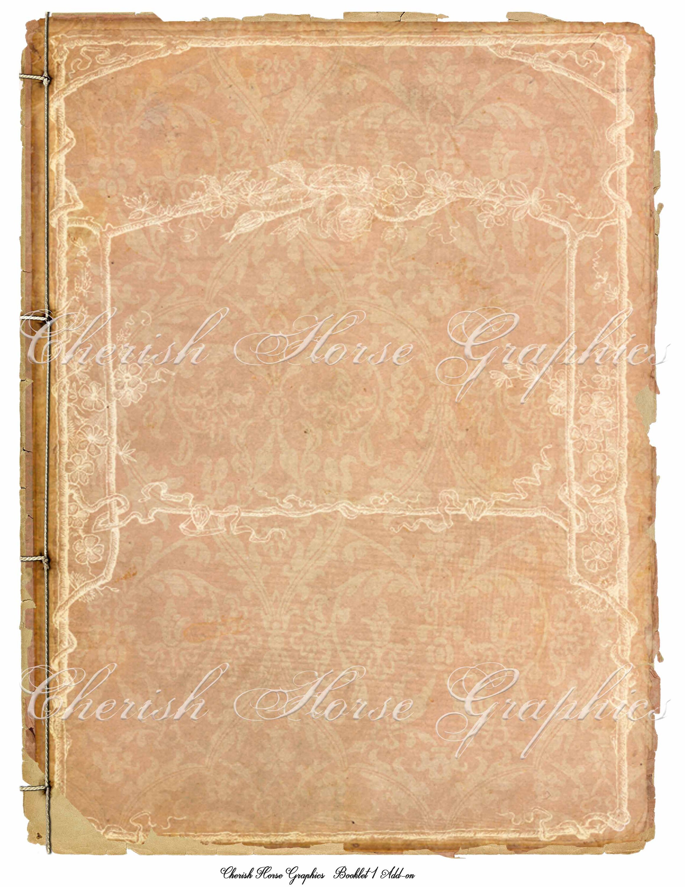 Vintage Floral Journal Pages Add-on 1 digital download | Etsy