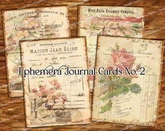 Decoupage Gift Tag - Etsy