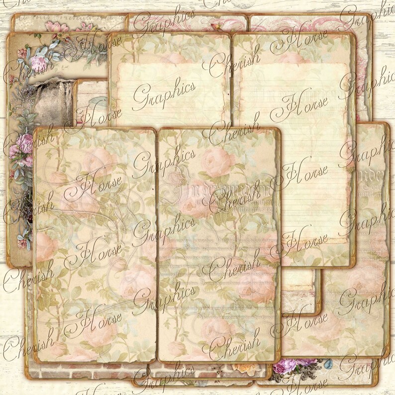 Horses and Roses Travel Notebook Journal TN Kit 4.375 X - Etsy