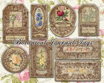 Number Tags Set of 128, Mix-n-match - Instant Download Printable ...