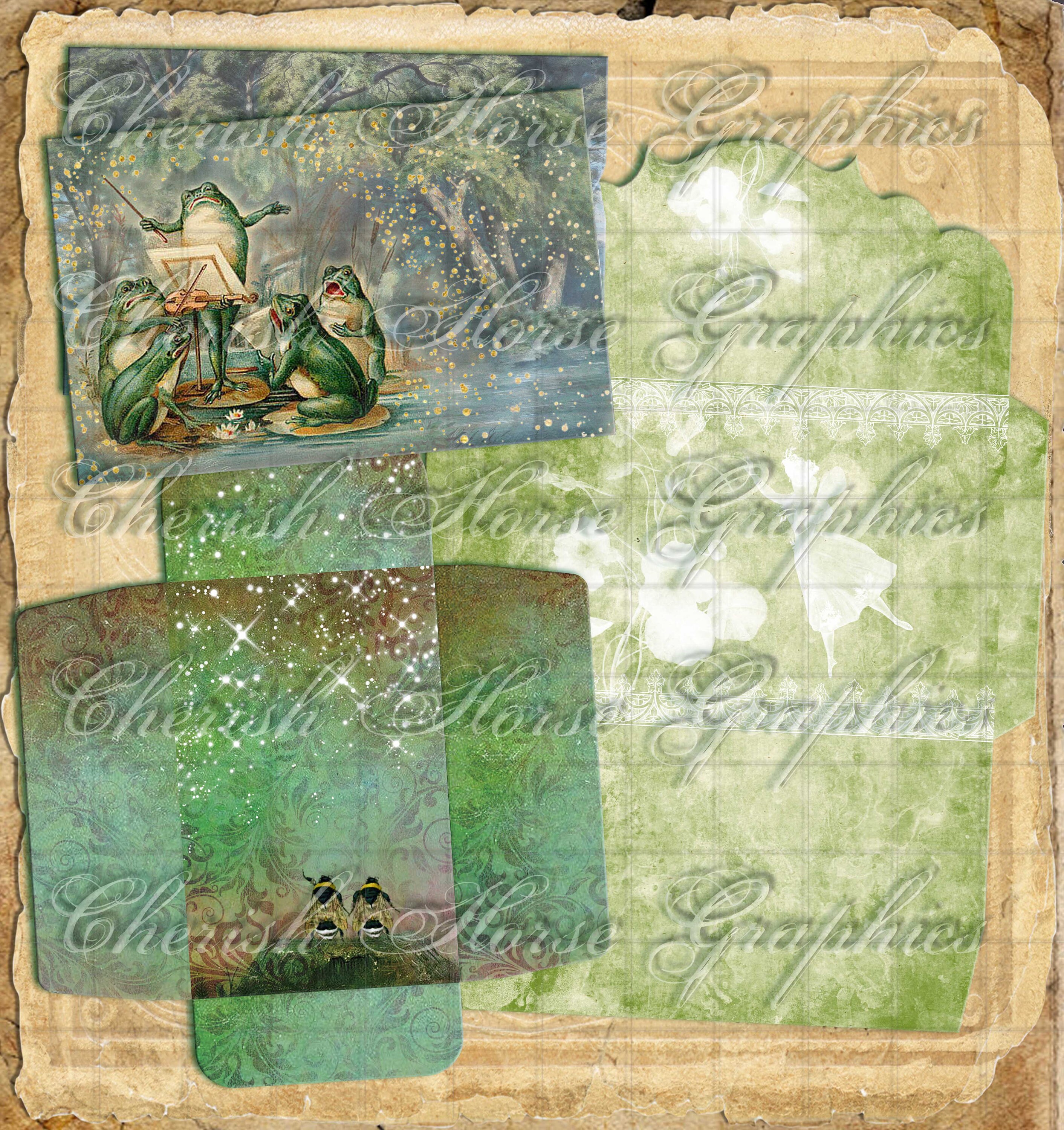 Enchanted Frogs & Fairies Add-on Kit - Instant Download Printable ...