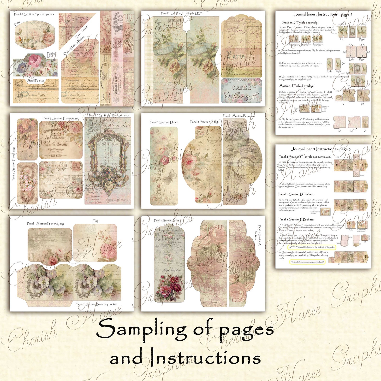 Ephemera Foldout Lapbook Kit - Instant Download Printable Digital ...