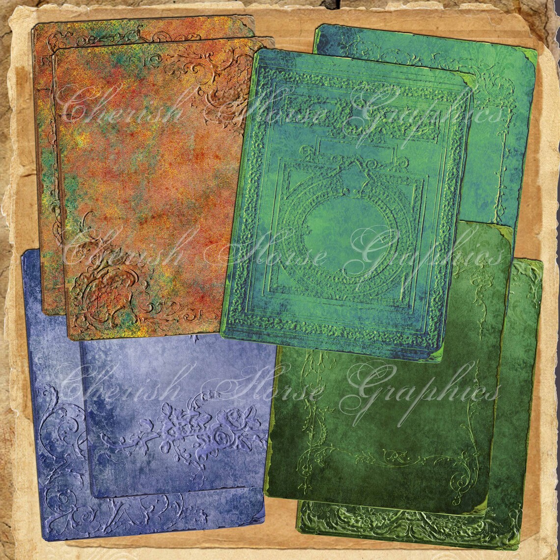 Carved Stone Journal Pages Semi Precious Gemstones 2 - Etsy