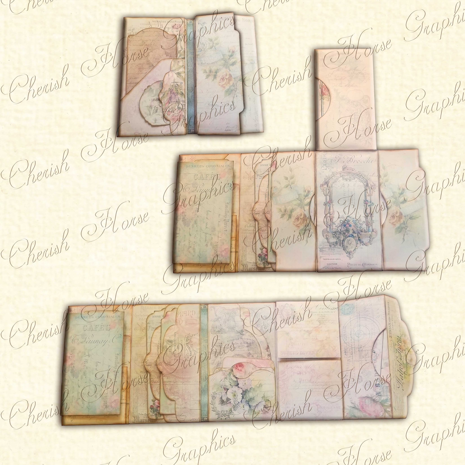 Ephemera Foldout Lapbook Kit - Instant Download Printable Digital ...