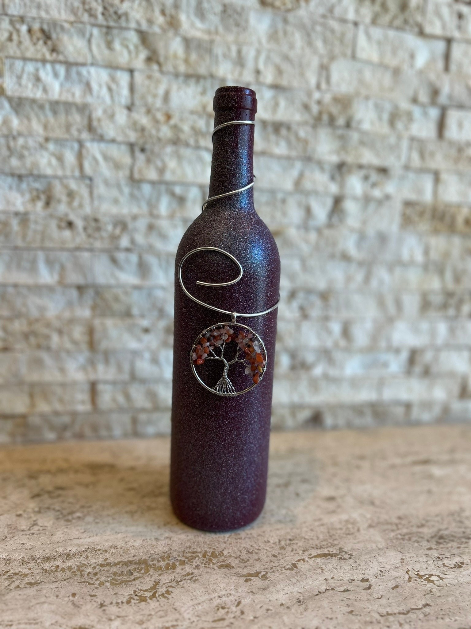 Wine Bottle Incense Holders Glitter - Etsy