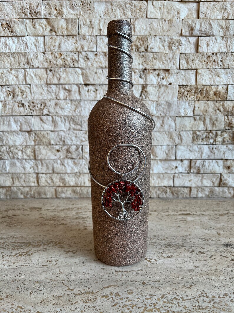 Wine Bottle Incense Holder Textured - Etsy