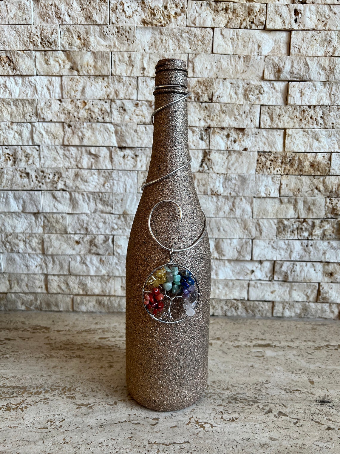 Wine Bottle Incense Holder Textured - Etsy