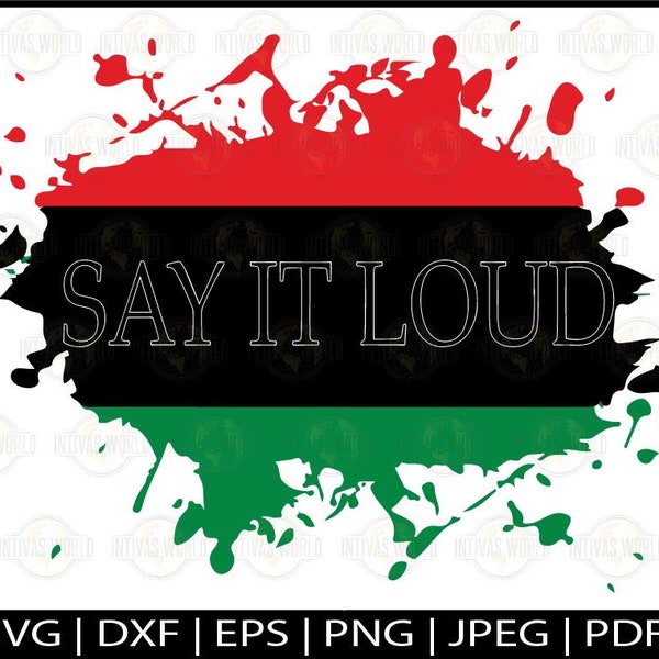 Say It Loud Svg - Etsy
