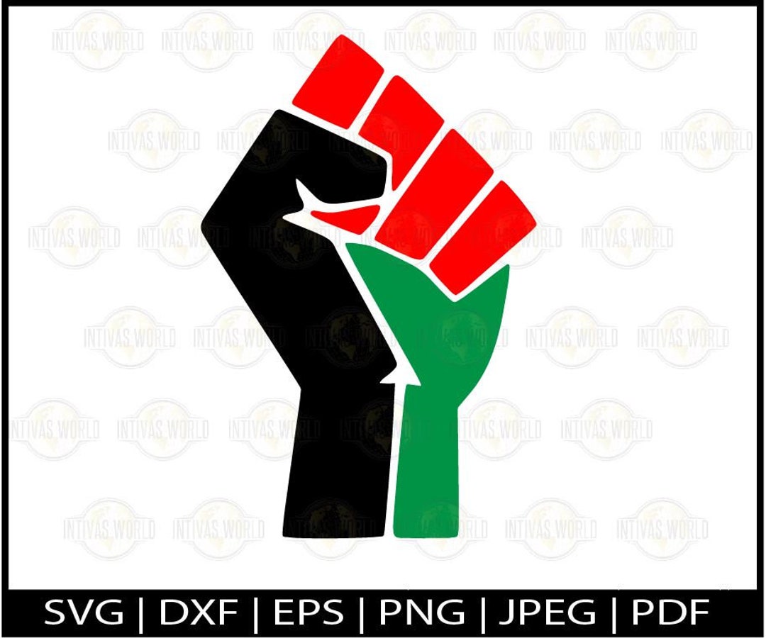 Juneteenth Fist juneteenth Cut File juneteenth SVG blak History SVG cut ...