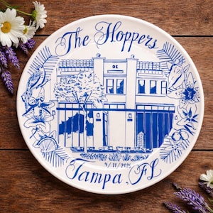 Hand Painted Custom Plate - Etsy