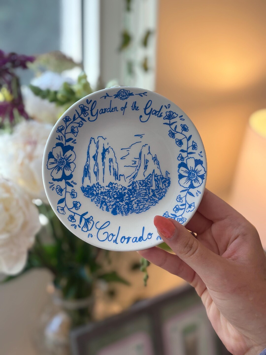 Mini Painted Custom Plate - Etsy