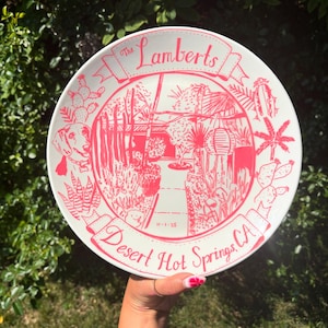Hand Painted Custom Plate - Etsy