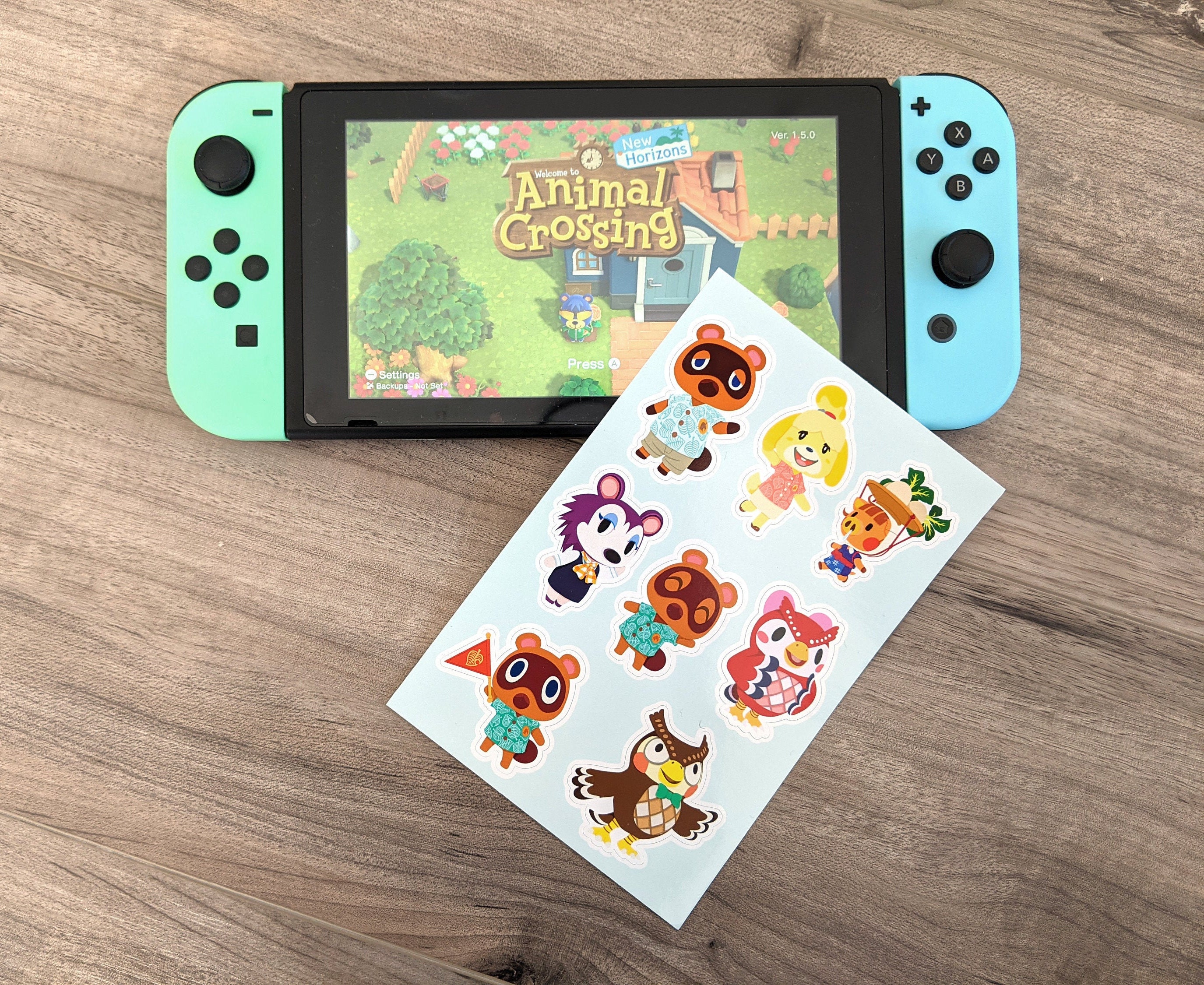 Animal Crossing NPC Sticker Sheet Waterproof Vinyl Stickers - Etsy