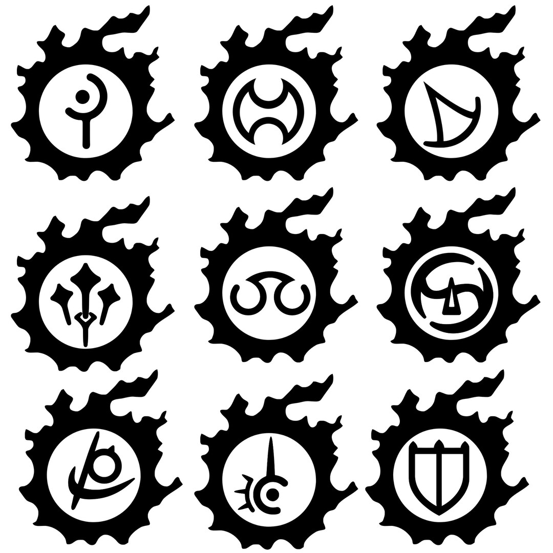 Final Fantasy 14 FFXIV Job Icon With or Without Meteor Inspired by ...