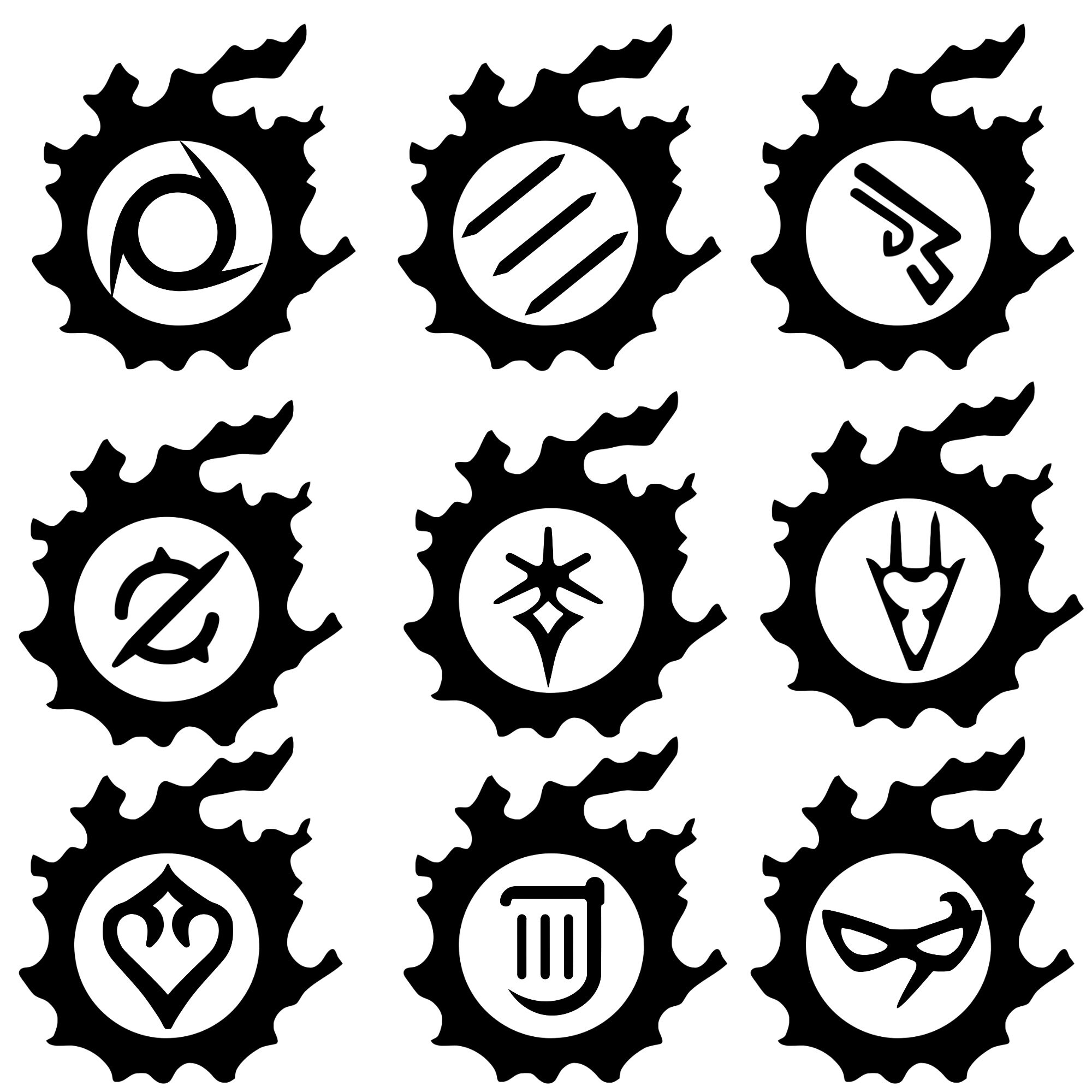 Final Fantasy 14 FFXIV Job Icon With or Without Meteor Inspired by ...