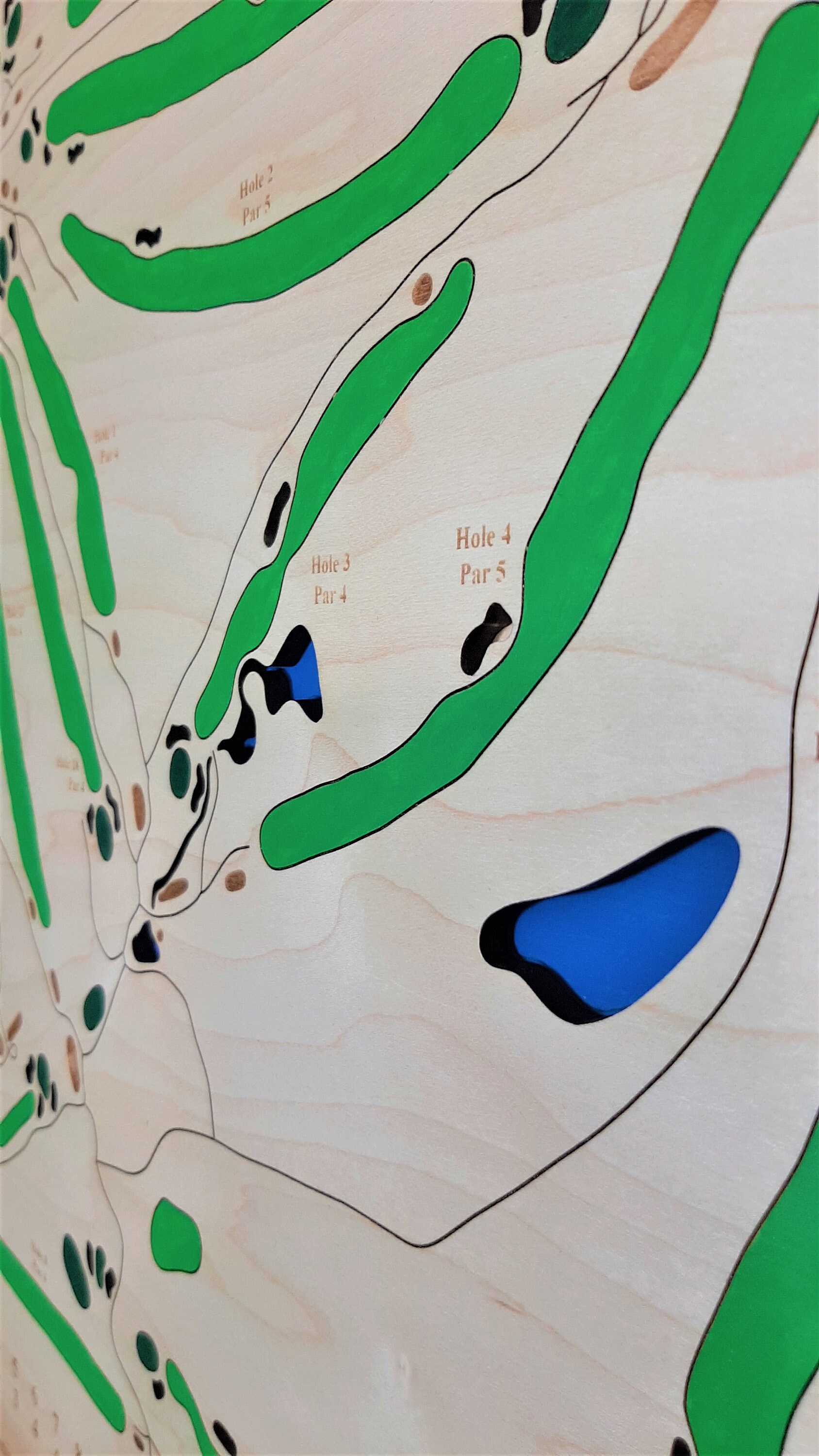 Custom Golf Course Art Merrill Hills - Etsy