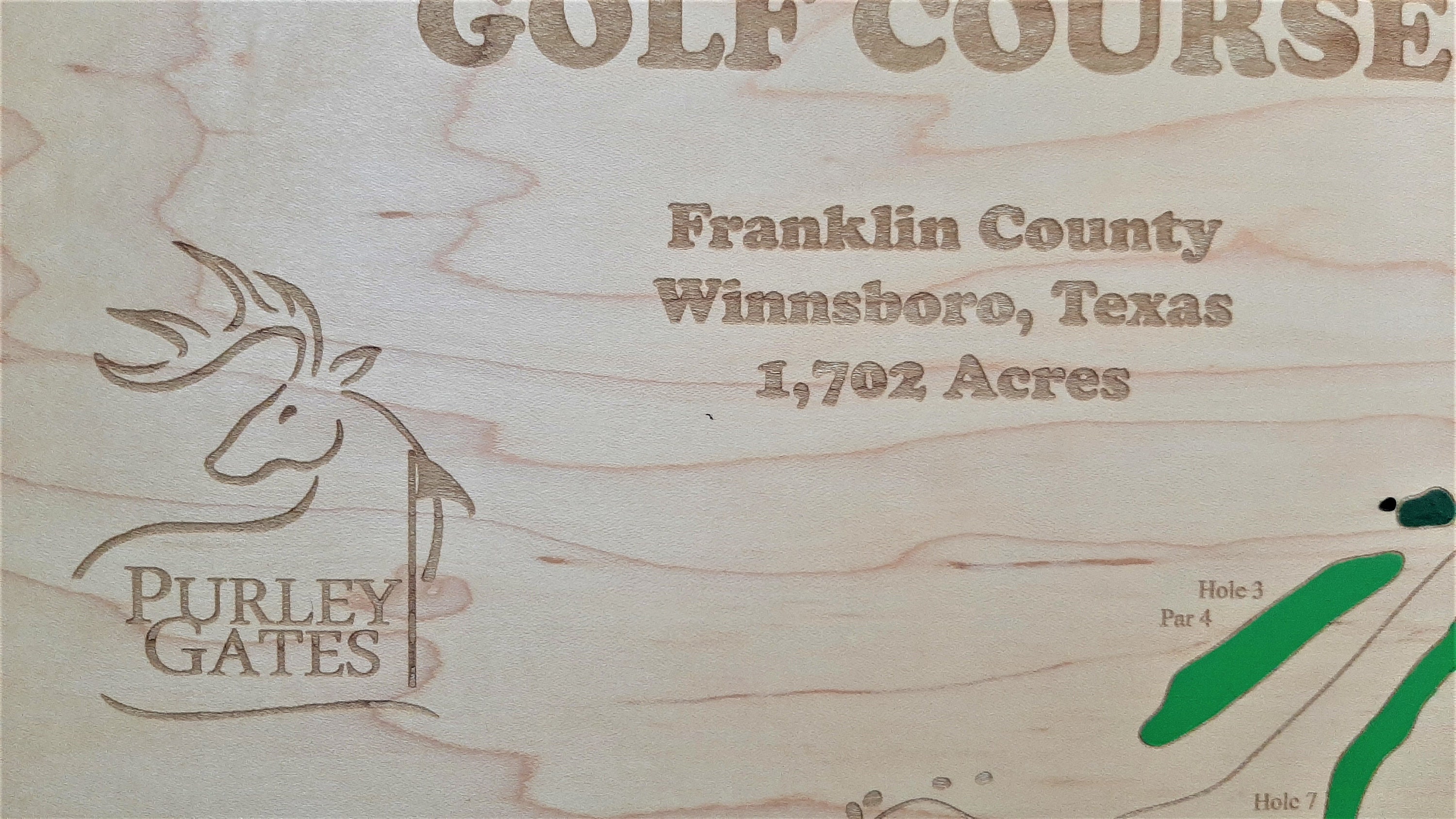 Custom Golf Course Art - Purley Gates - Etsy