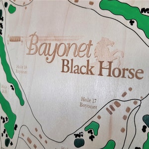 Custom Golf Course Art - Bayonet and Blackhorse - Etsy