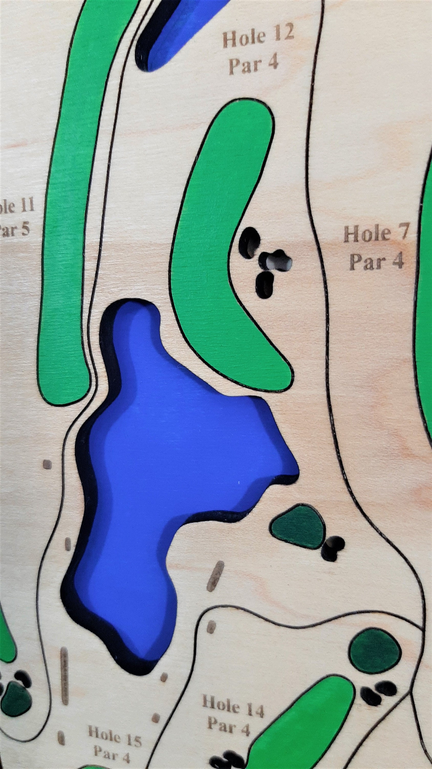 Custom Golf Course Art Cartersville - Etsy
