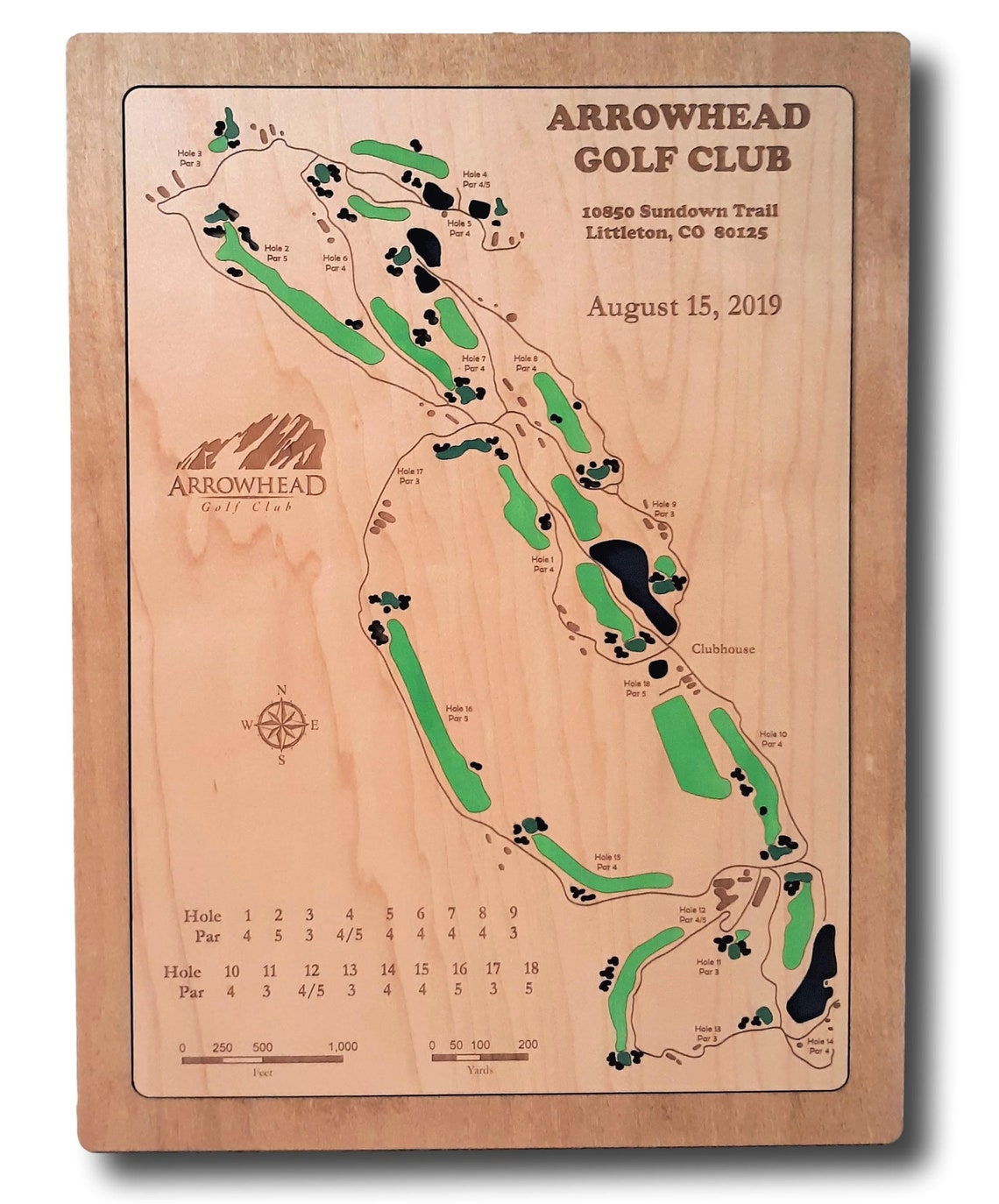Custom Golf Course Art Arrowhead Golf Course - Etsy