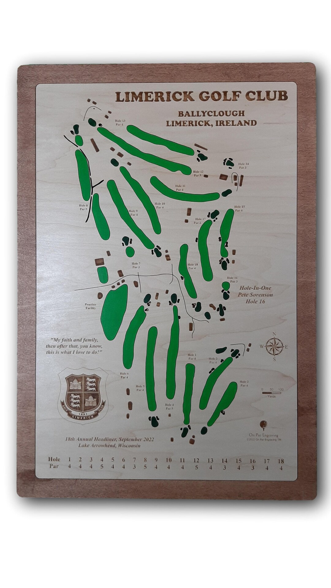 Custom Golf Course Art - Limerick - Etsy