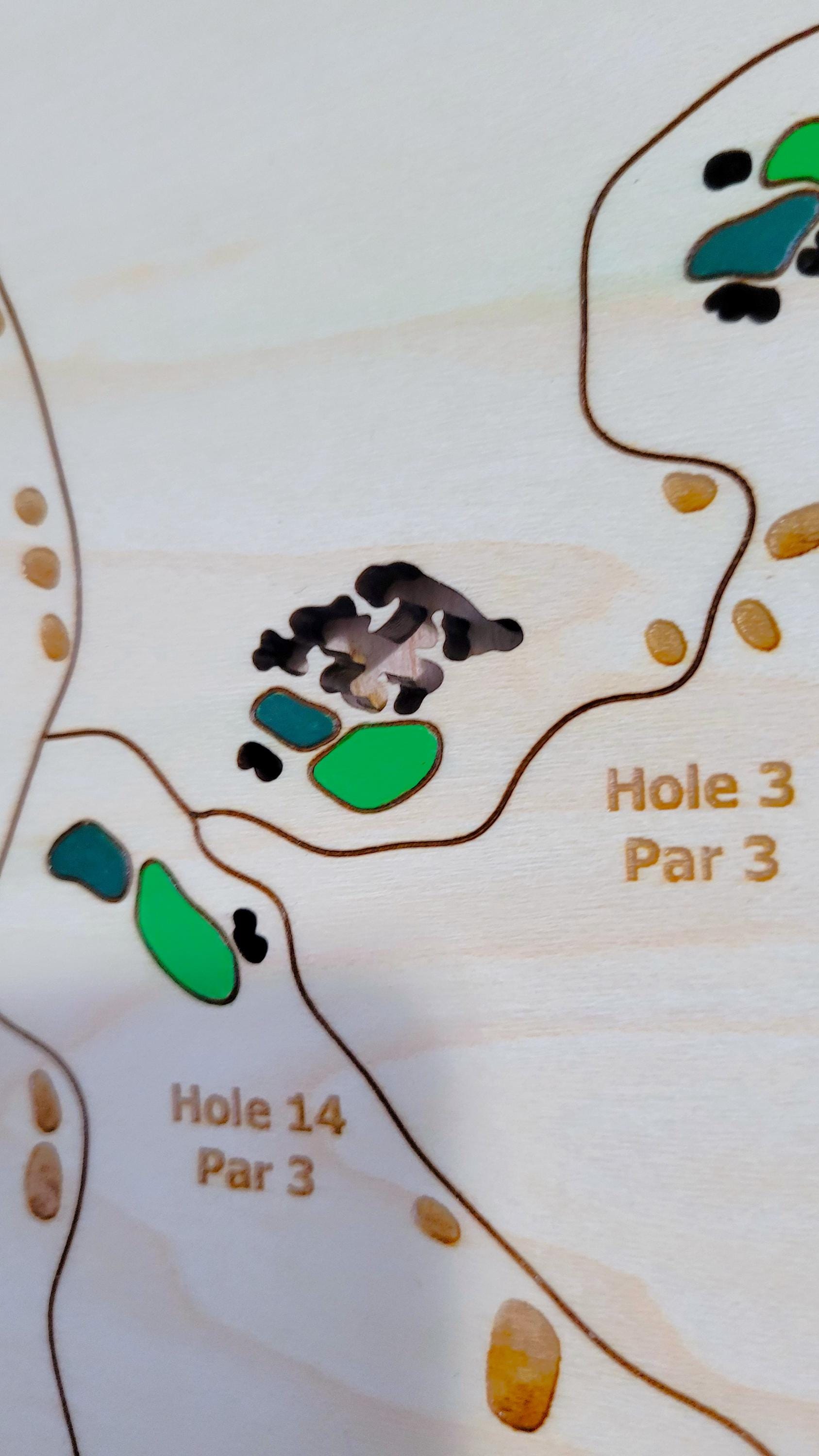 Custom Golf Course Art - Golf Club of Estrella - Etsy