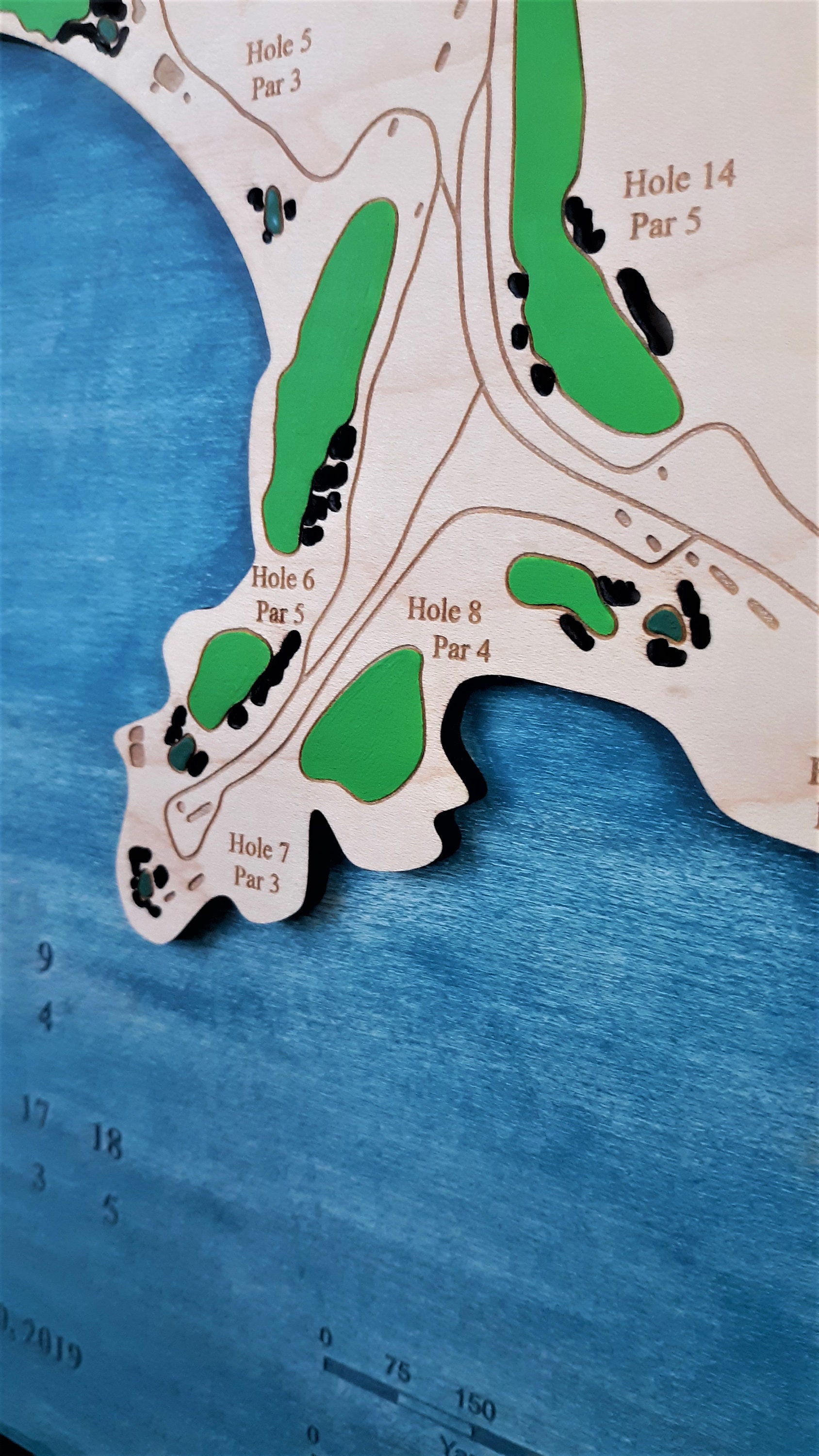 Custom Golf Course Art - Pebble Beach (no Frame Option) - Etsy