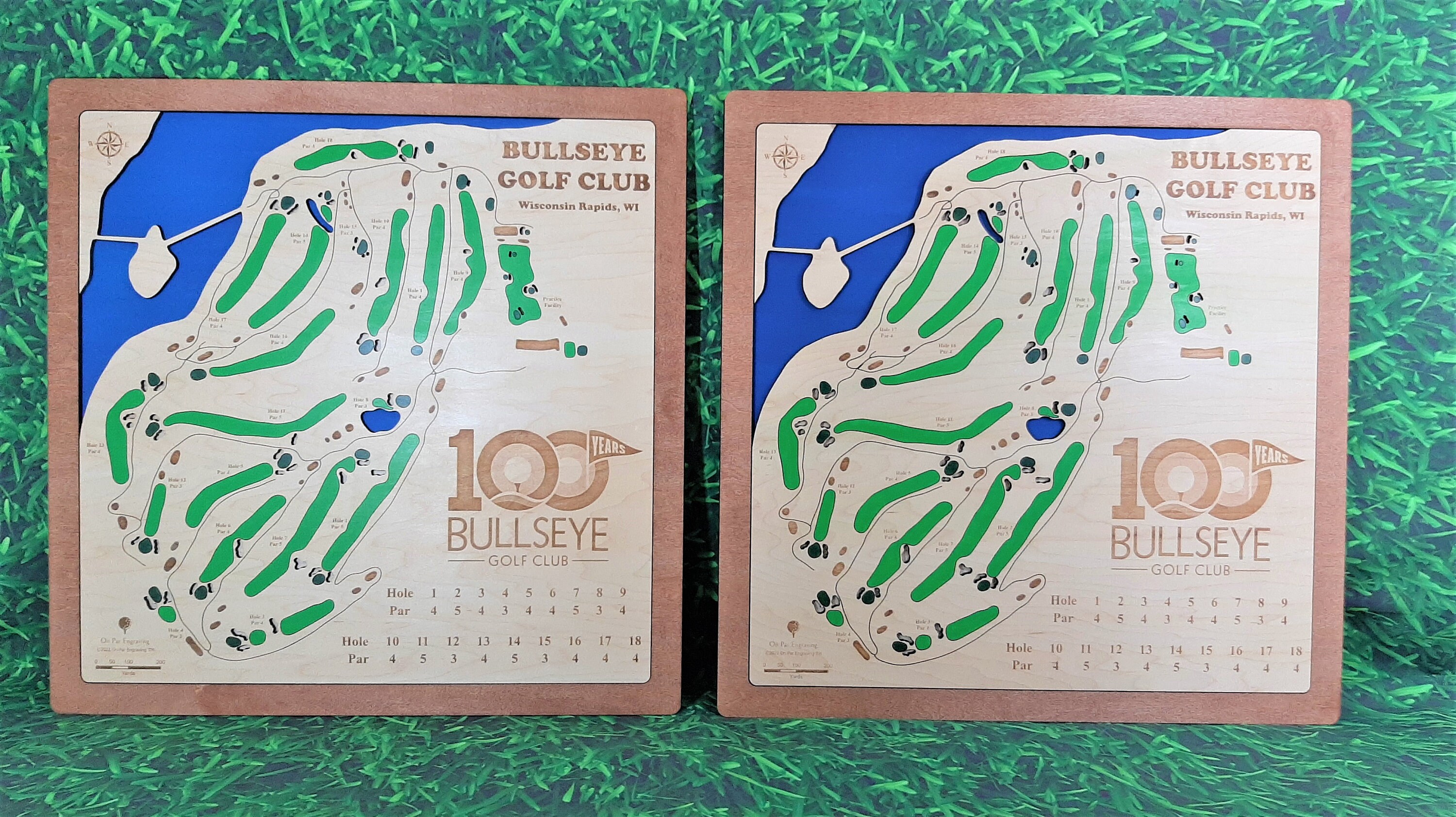 Custom Golf Course Art - Bullseye - Etsy