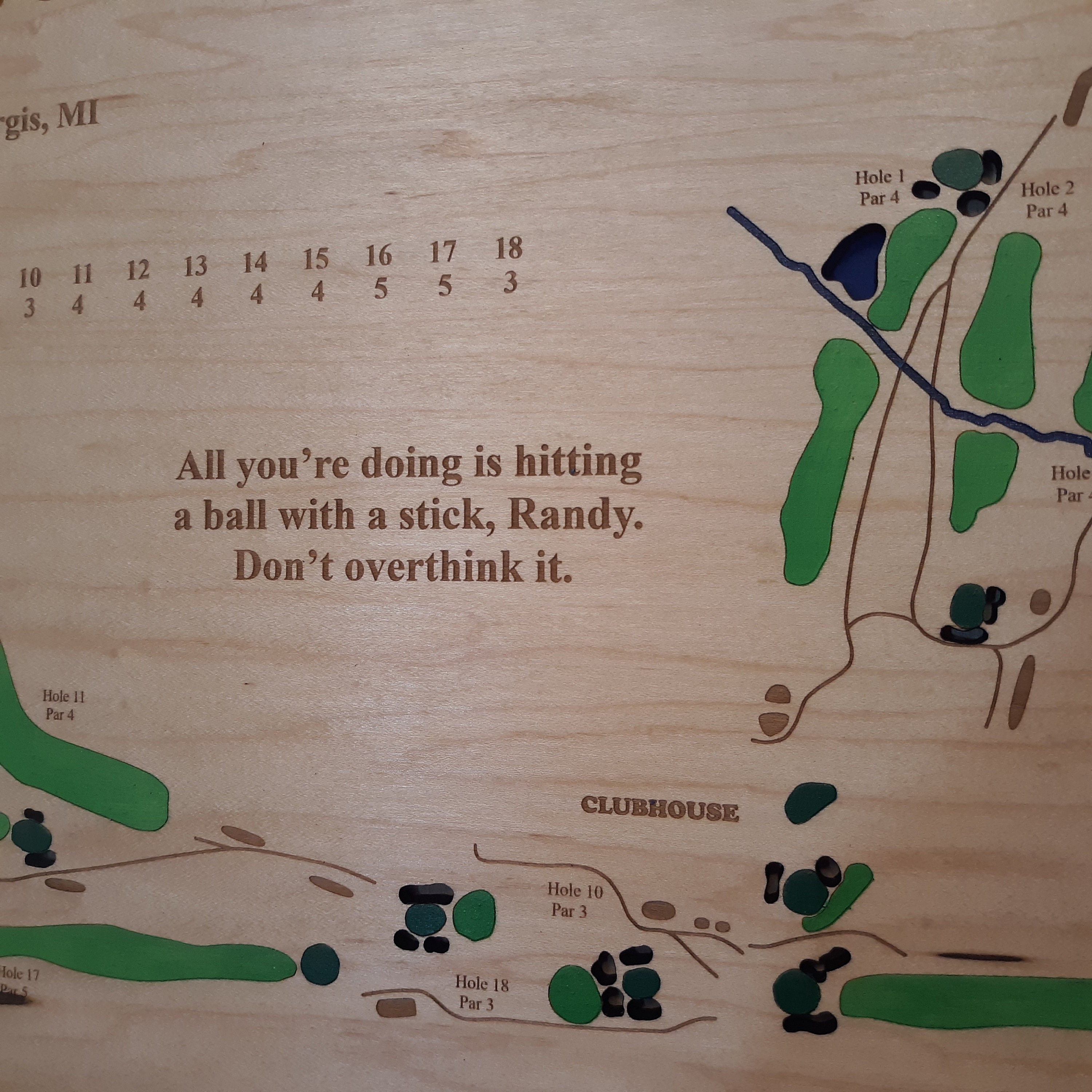 Custom Golf Course Art - Klinger Lake Country Club - Etsy