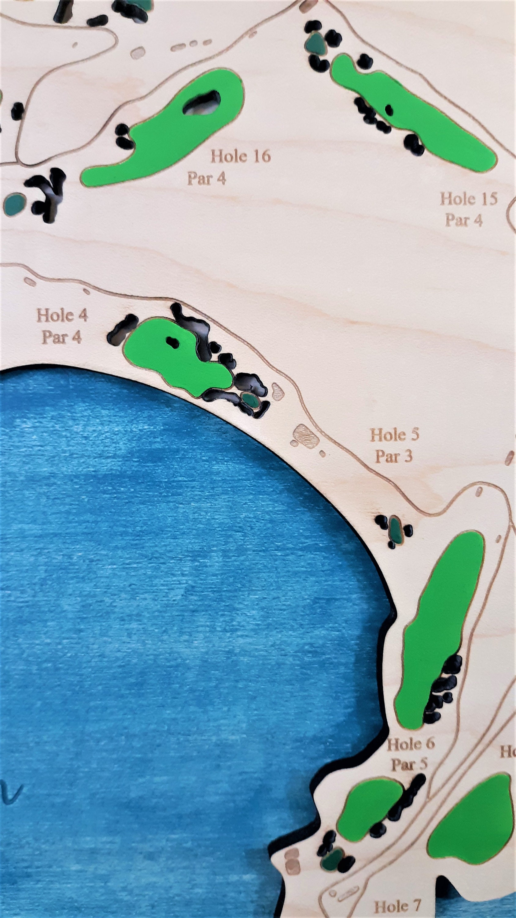 Custom Golf Course Art - Pebble Beach (no Frame Option) - Etsy