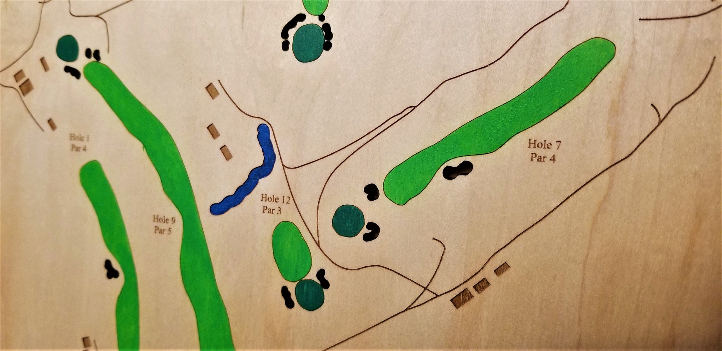 Custom Golf Course Art - Normanside Country Club - Etsy