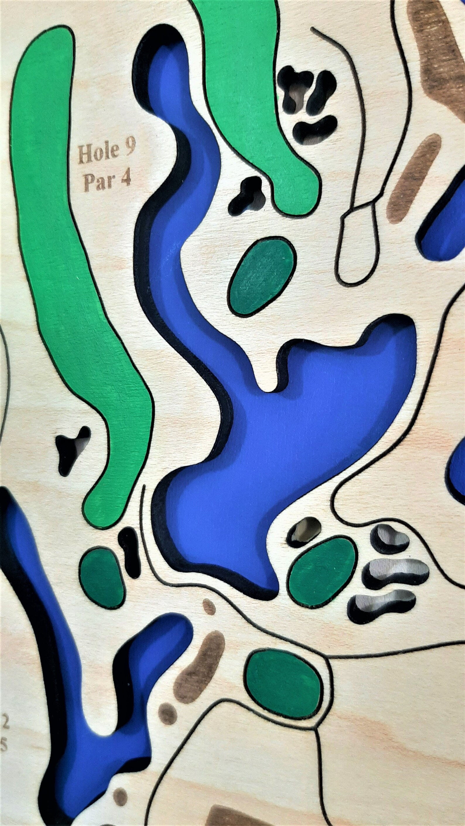 Custom Golf Course Art Village Links - Etsy