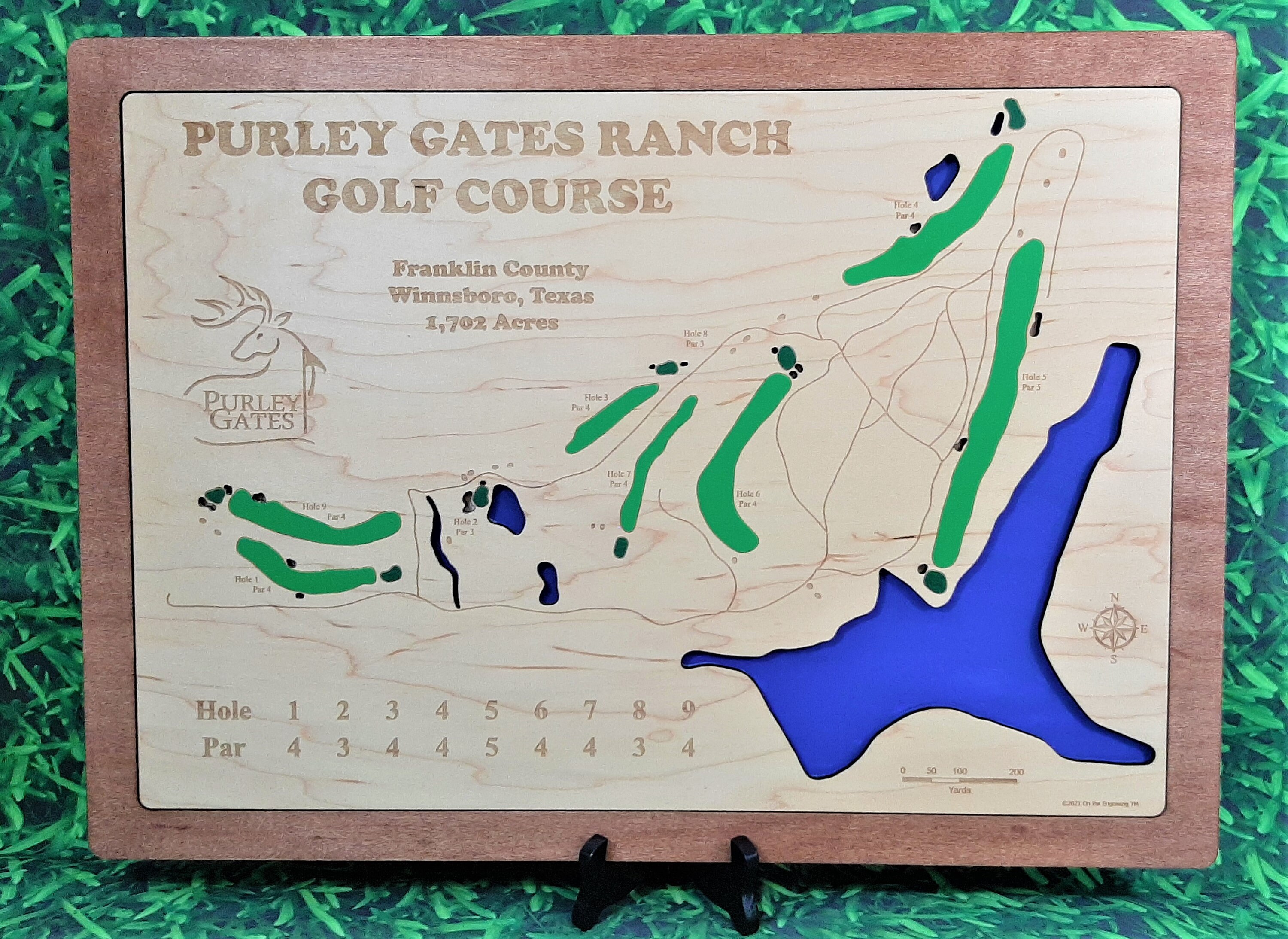 Custom Golf Course Art - Purley Gates - Etsy