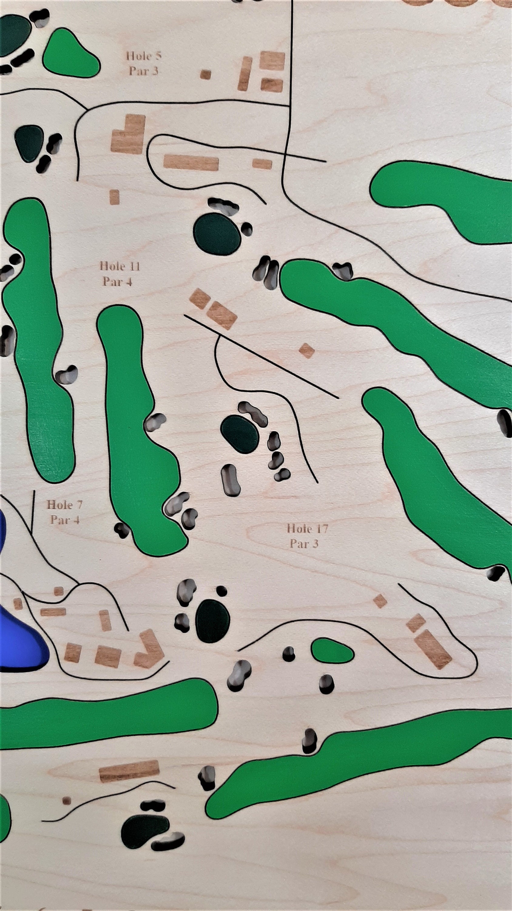 Custom Golf Course Art - Park Ridge - Etsy