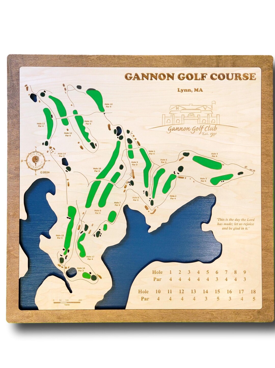Custom Golf Course Art - Gannon - Etsy