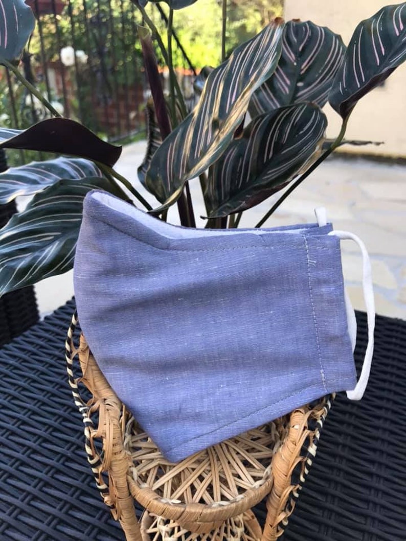 Cloth Face Mask Reusable Washable 4 Layers With Filter Pocket - Etsy
