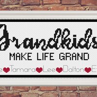 Lets' Have Fun at Grandma's Counted Cross Stitch Pattern - Etsy