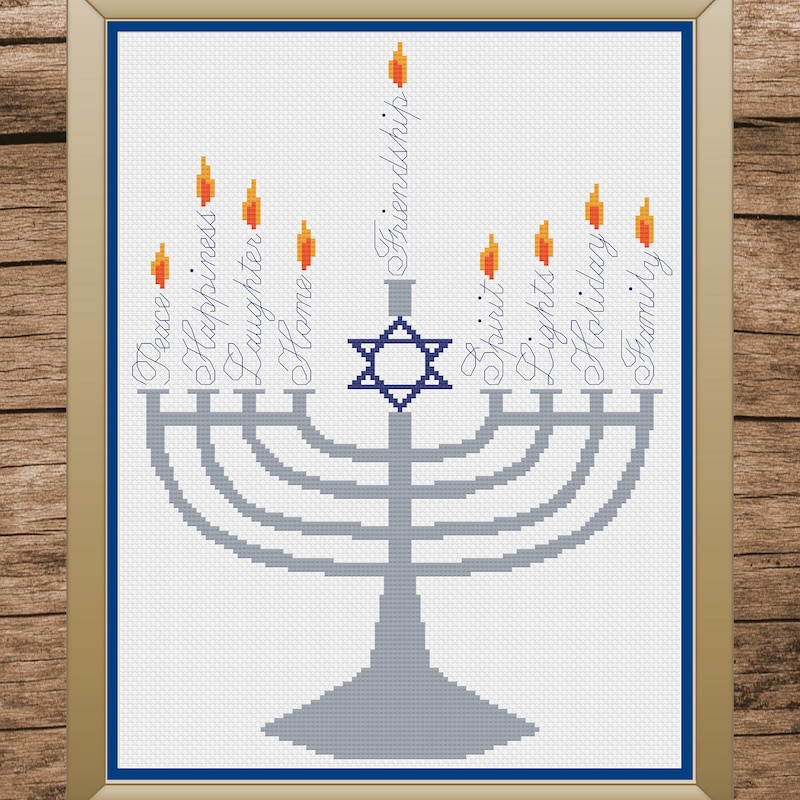 Jewish Cross Stitch - Etsy UK