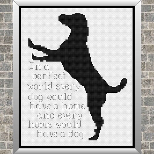 Colorful Labrador Retriever Cross Stitch Pattern Abstract | Etsy