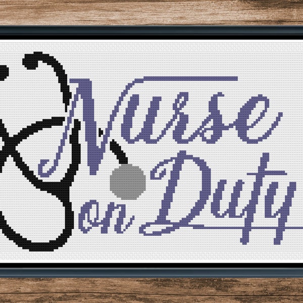 Nurse Cross Stitch - Etsy