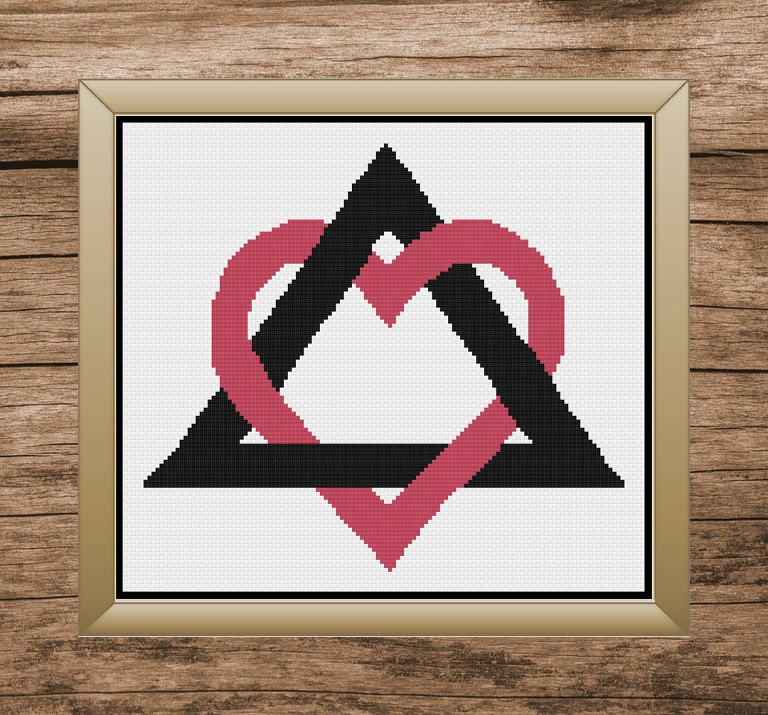 Adoption Symbol, Adoption Symbol Cross Stitch, Adoption Cross Stitch ...