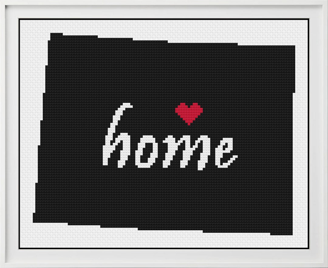 Colorado Cross Stitch, Colorado Cross Stitch Pattern, Colorado ...