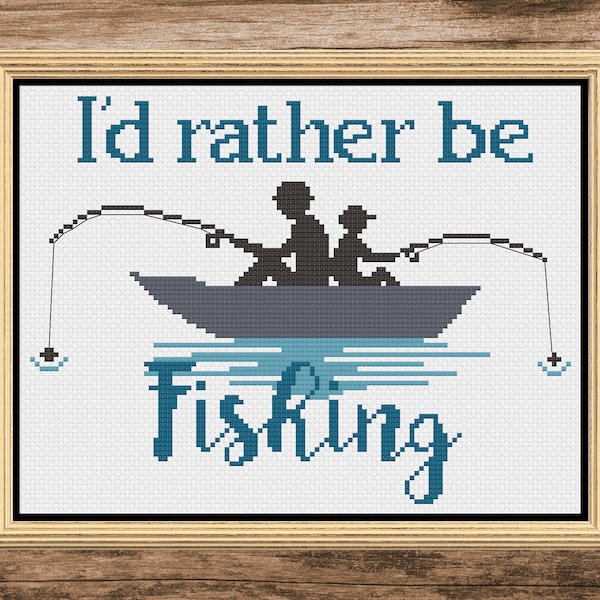 Fish Cross Stitch - Etsy