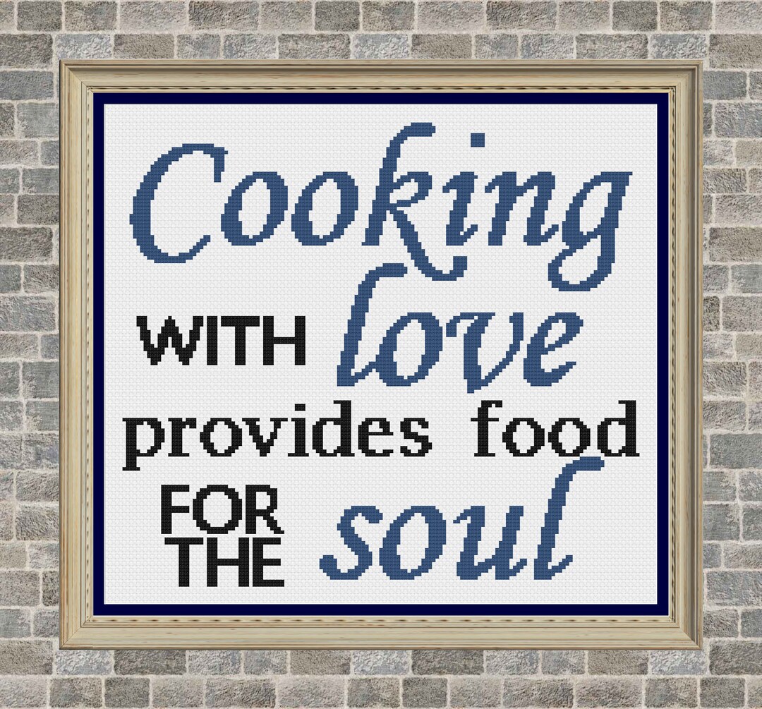 Kitchen Cross Stitch Pattern, Kitchen Cross Stitch, Home Decor Cross ...
