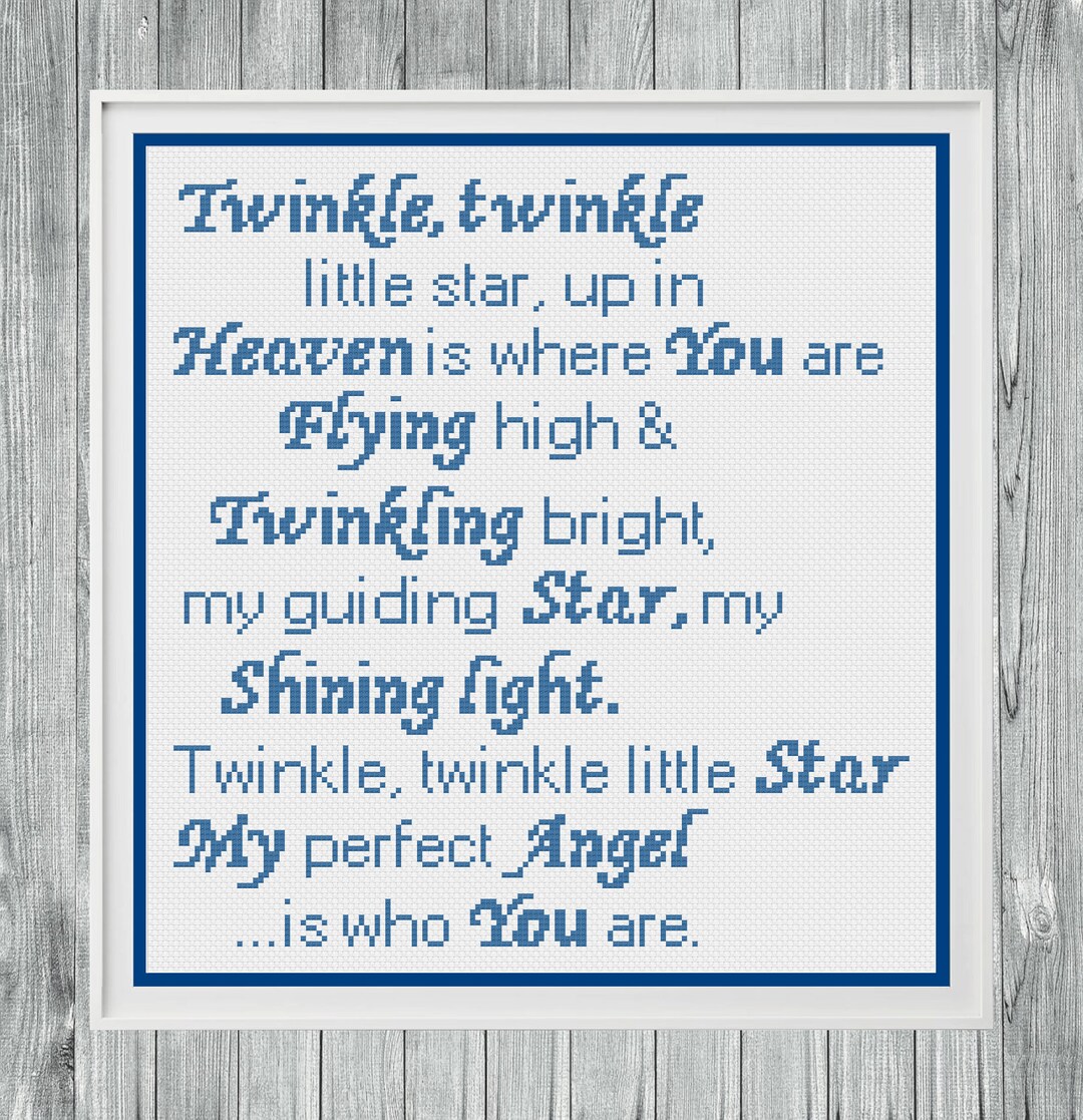 Memorial Cross Stitch, Remembering Cross Stitch, Counted Cross Stitch ...